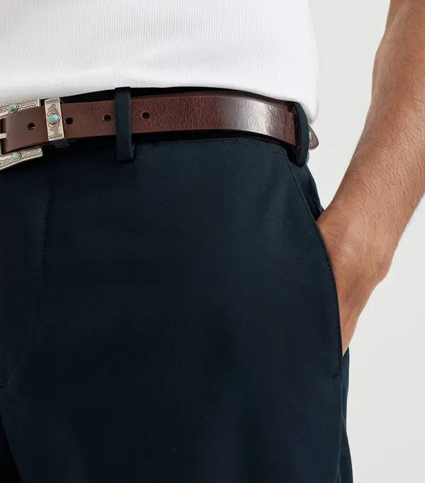 Brunello Cucinelli Cotton-virgin Wool Gabardine Trousers