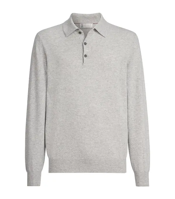 Brunello Cucinelli Cashmere Polo Sweater