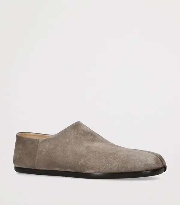 MAISON MARGIELA Suede Tabi Babouche Mules