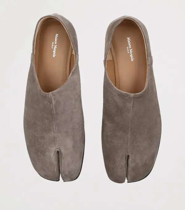 MAISON MARGIELA Suede Tabi Babouche Mules