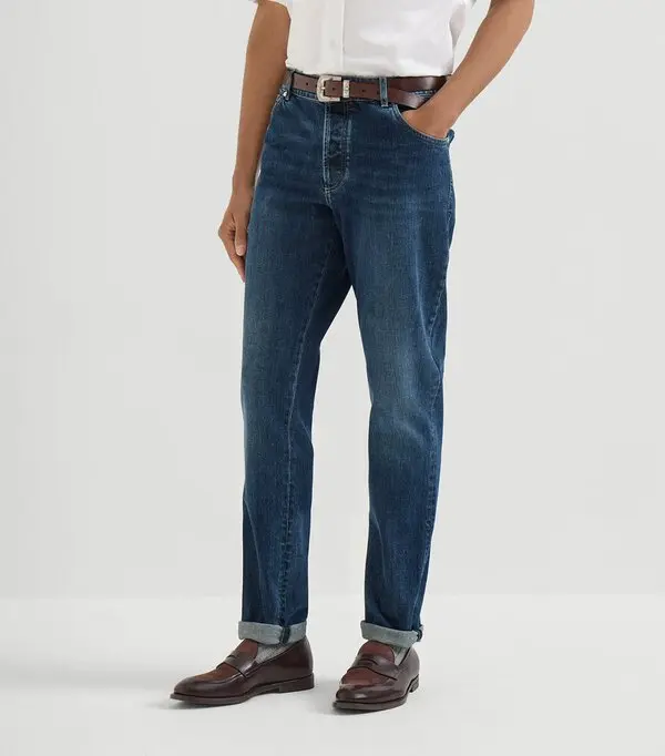 Brunello Cucinelli Comfort Denim Straight Jeans