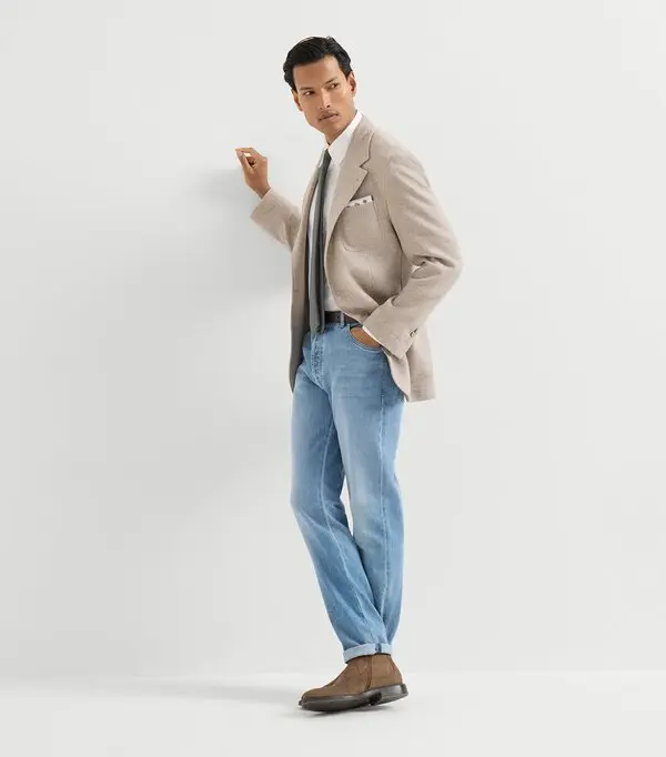Brunello Cucinelli Comfort Denim Straight Jeans