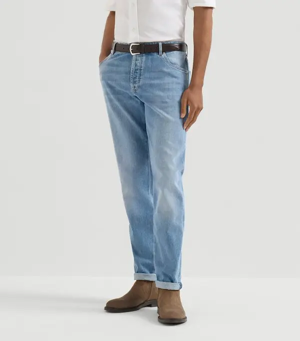 Brunello Cucinelli Comfort Denim Straight Jeans