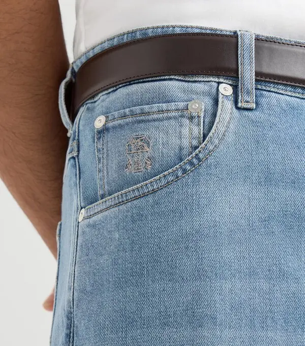 Brunello Cucinelli Comfort Denim Straight Jeans
