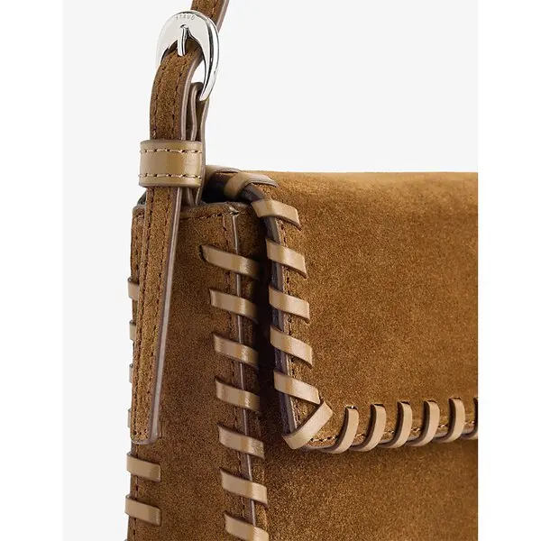 Staud Harlow Suede Shoulder Bag