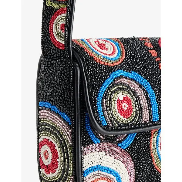Staud Tommy Beaded Shoulder Bag