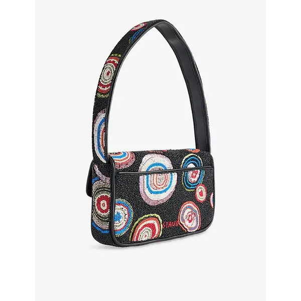 Staud Tommy Beaded Shoulder Bag
