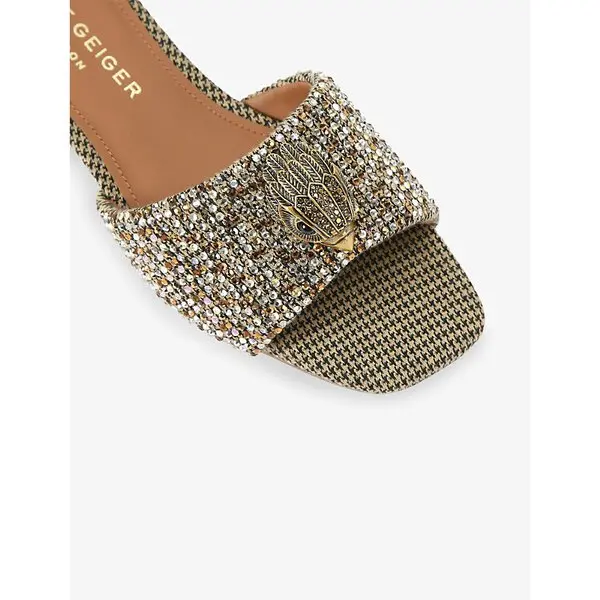 Kurt Geiger Kensington Woven Flat Sandals