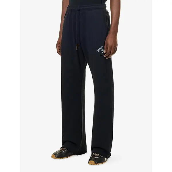 HONOR THE GIFT Honor History Straight-leg Cotton-jersey Jogging Bottoms