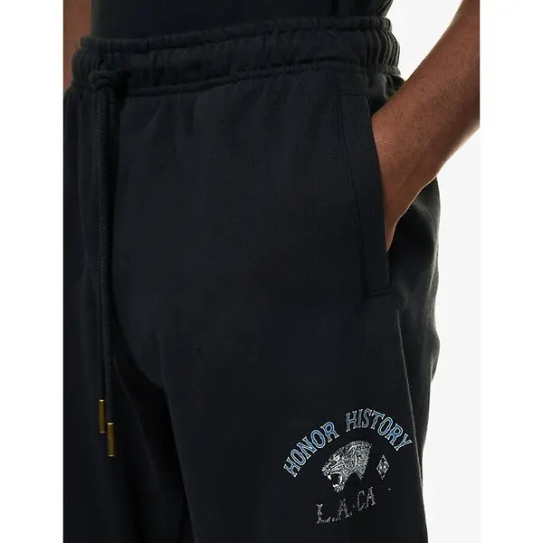 HONOR THE GIFT Honor History Straight-leg Cotton-jersey Jogging Bottoms