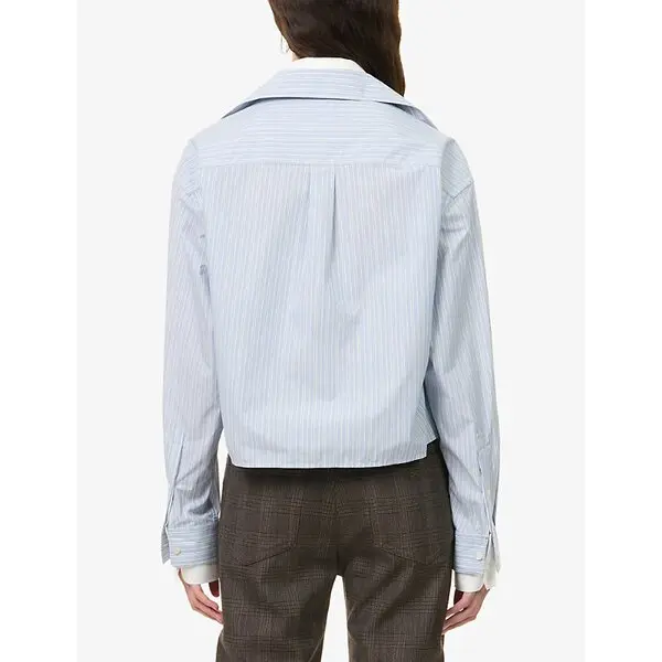 Acne Studios Soubla Striped Cotton Shirt
