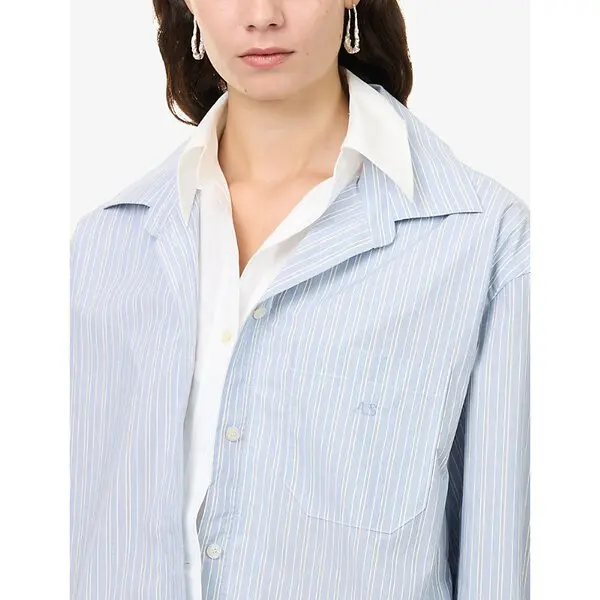 Acne Studios Soubla Striped Cotton Shirt