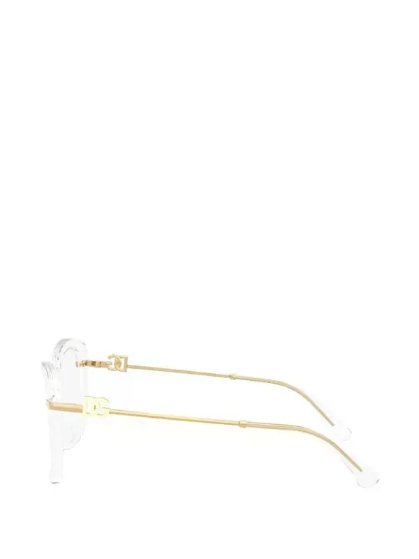 Dolce & Gabbana Logo-plaque Cat-eye Glasses