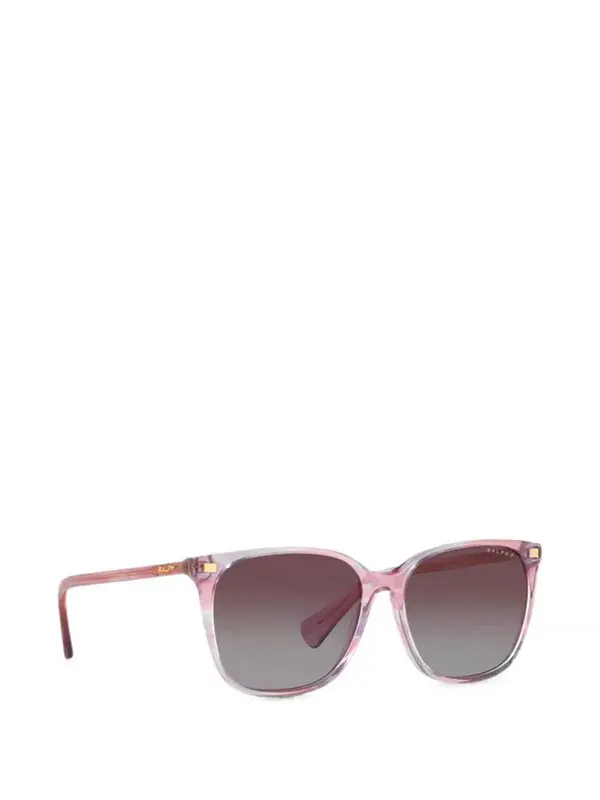 POLO RALPH LAUREN EYEWEAR Striped Square-frame Sunglasses