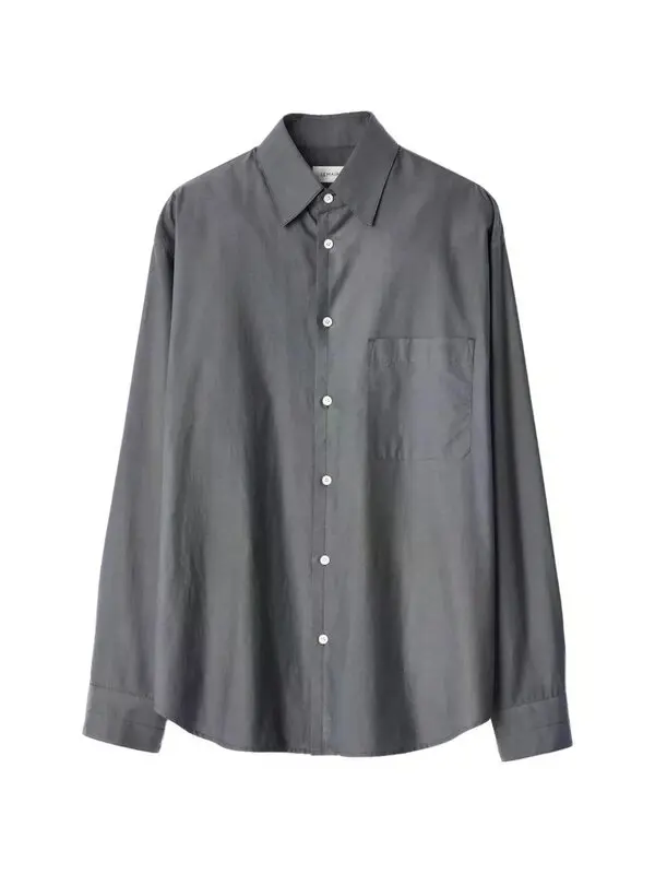 LEMAIRE Regular Shirt In Washed Cotton Silk