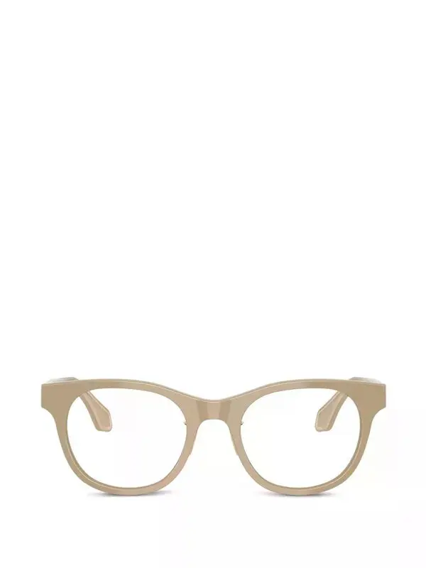 Giorgio Armani Round-frame Glasses - Neutrals
