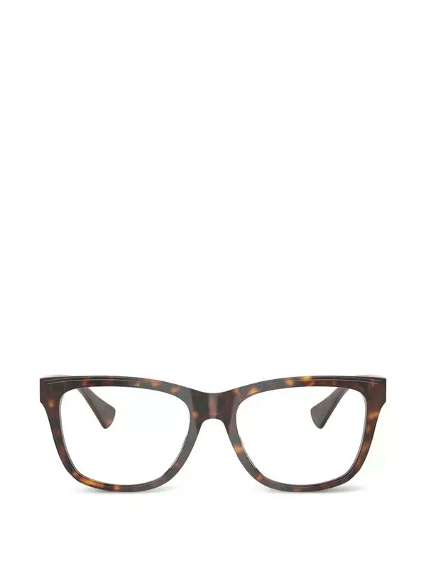 RALPH EYEWEAR Tortoiseshell-effect Square-frame Glasses