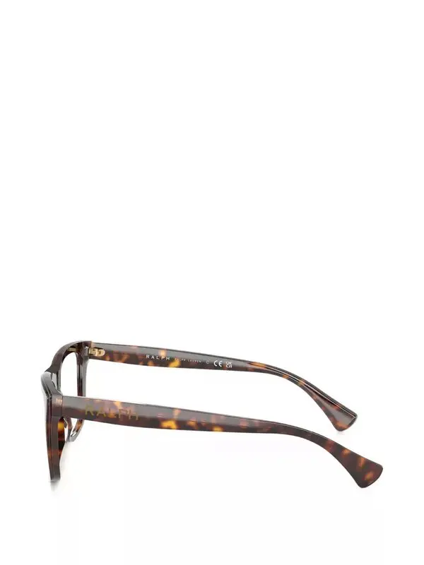 RALPH EYEWEAR Tortoiseshell-effect Square-frame Glasses