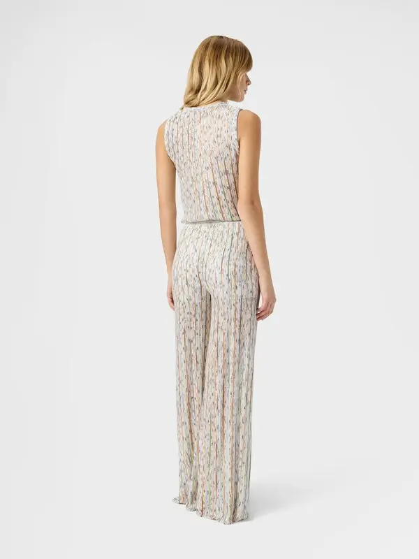 Missoni Ribbed Sequined Viscose Trousers