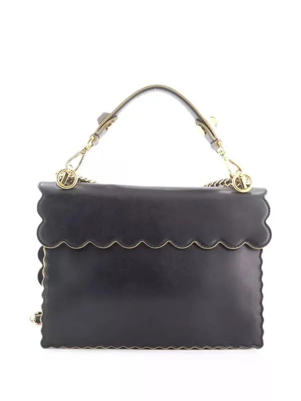 Fendi Kan I Bag Leather Medium Shoulder Bag
