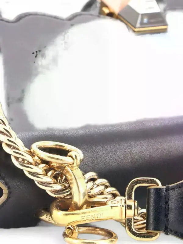 Fendi Kan I Bag Leather Medium Shoulder Bag