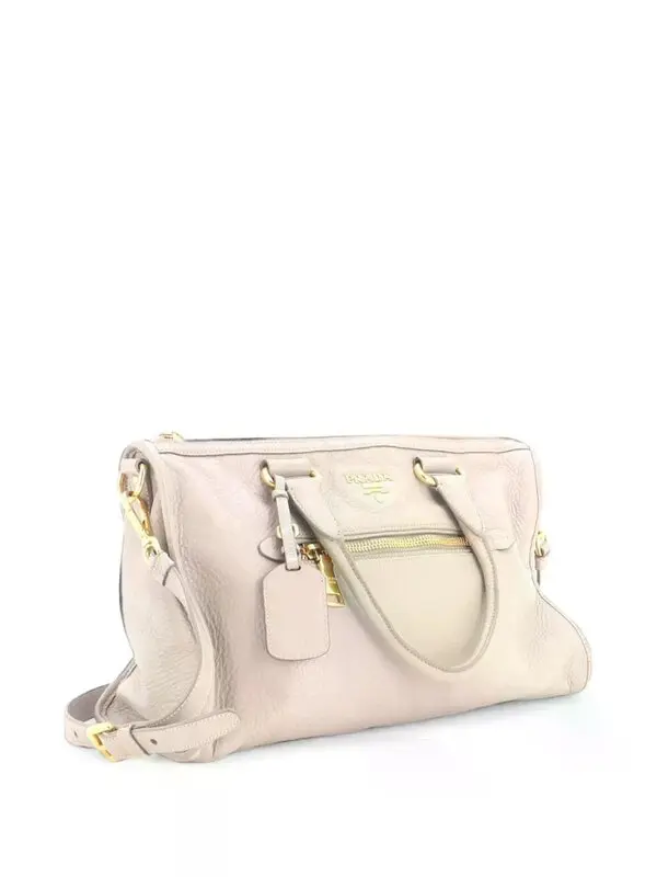 Prada Convertible Satchel - Neutrals