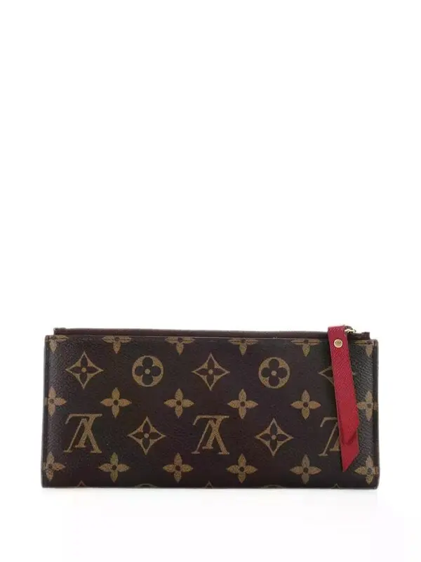 LOUIS VUITTON Adele Wallet Monogram Canvas Small Wallets