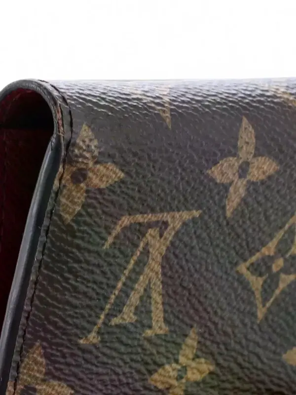 LOUIS VUITTON Adele Wallet Monogram Canvas Small Wallets
