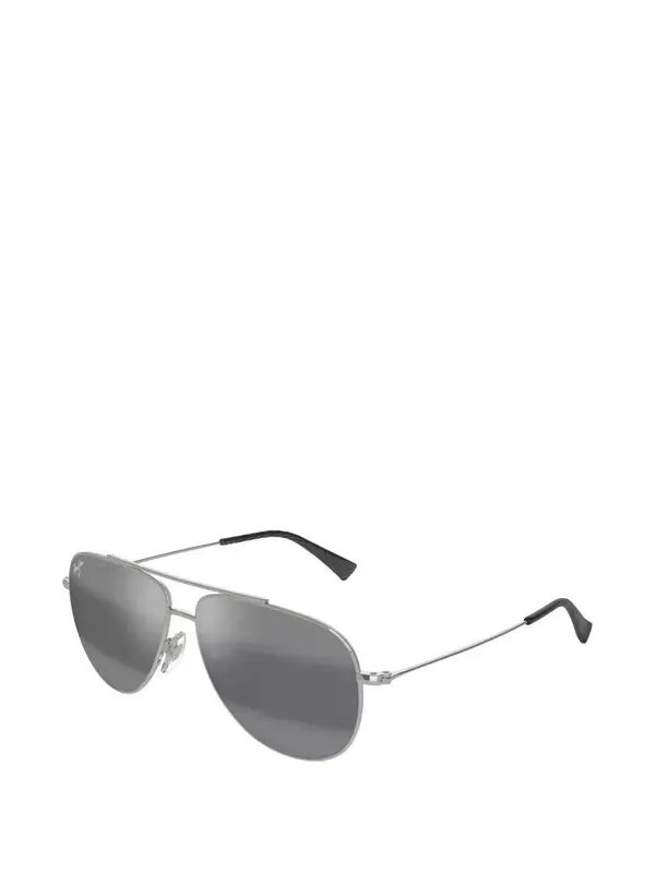 Maui Jim Aviator-style Sunglasses With -tone Metal Frame