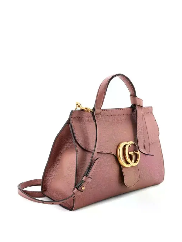 Gucci Gg Marmont Leather Small Satchel