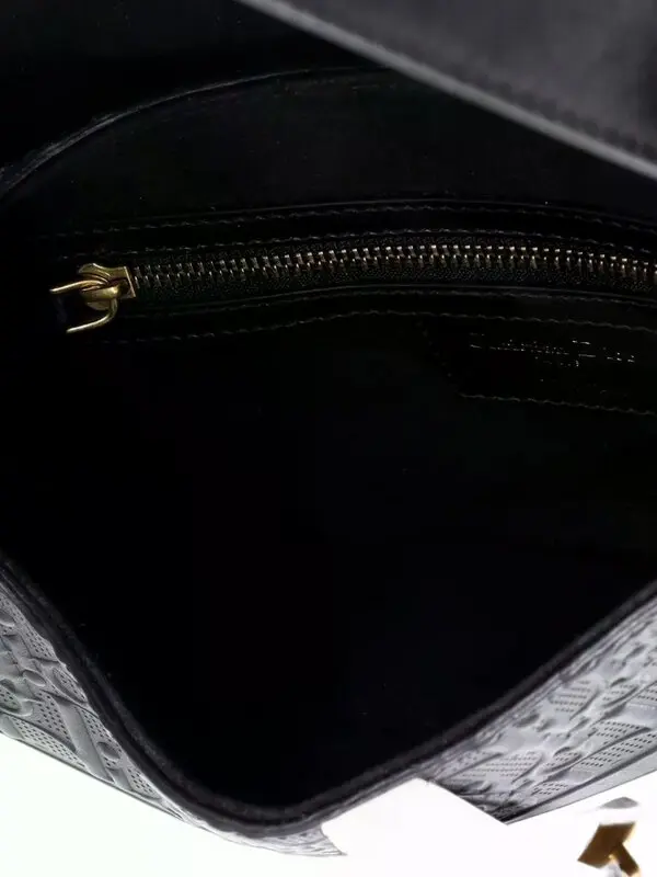 Dior Saddle Handbag Oblique Embossed Calfskin Medium Shoulder Bag