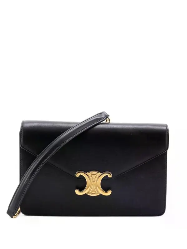 Celine Leather Wallet On Chain Crossbody Bag