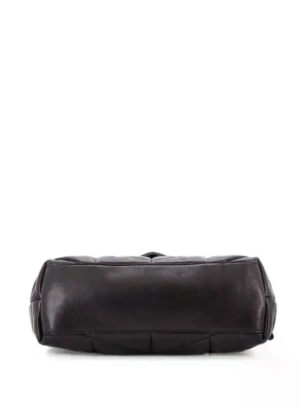 Saint Laurent Loulou Puffer Shoulder Bag Quilted Leather Small Crossbody Bag - Black