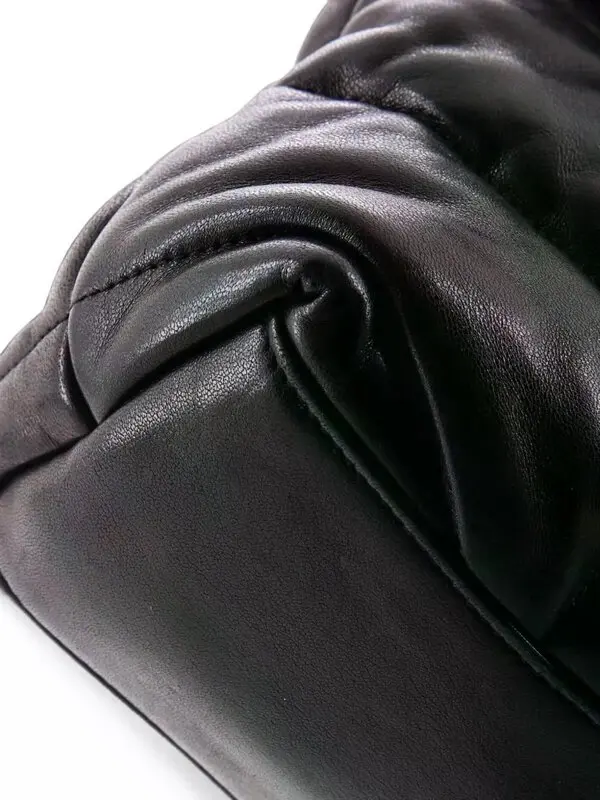 Saint Laurent Loulou Puffer Shoulder Bag Quilted Leather Small Crossbody Bag - Black