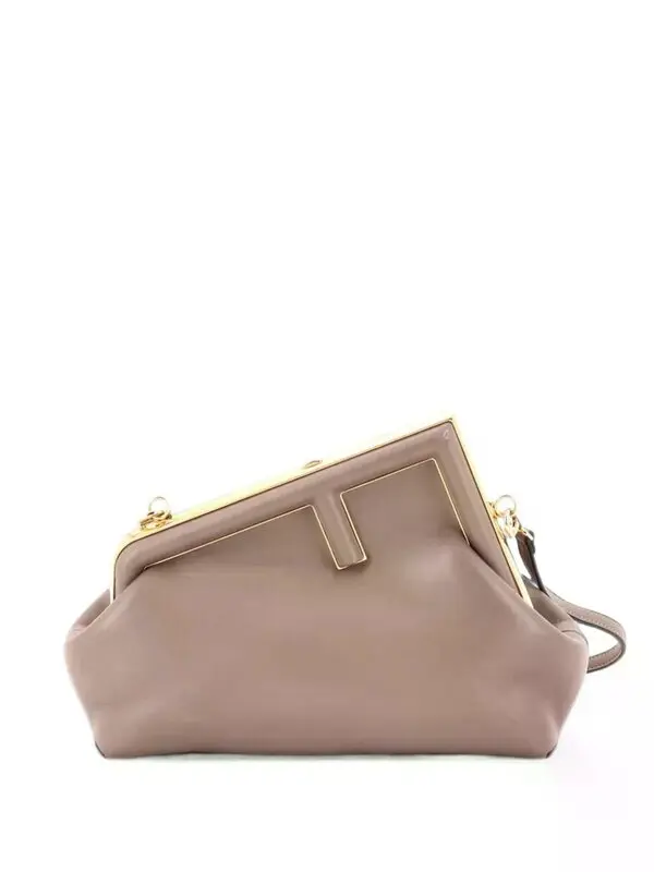 Fendi First Bag Leather Small Clutch Bag