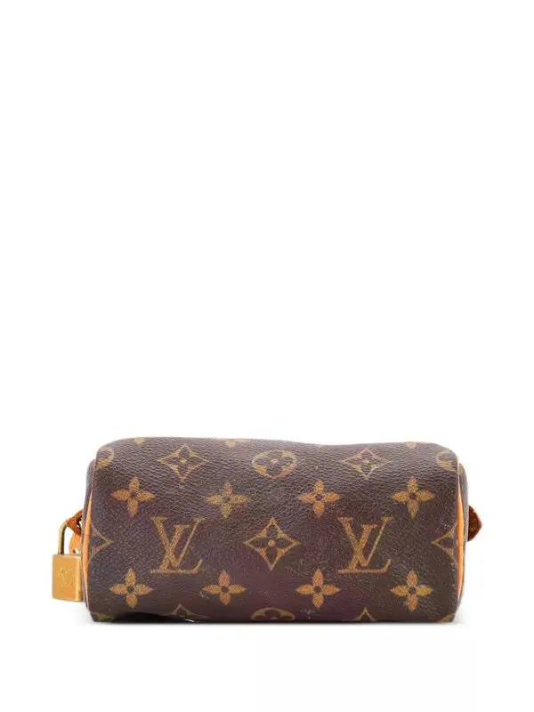 LOUIS VUITTON Speedy Mini Hl Monogram Canvas Satchel