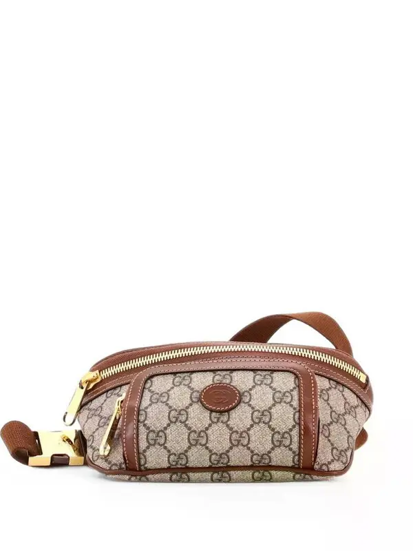 Gucci Interlocking G Patch Gg Coated Canvas Belt Bag