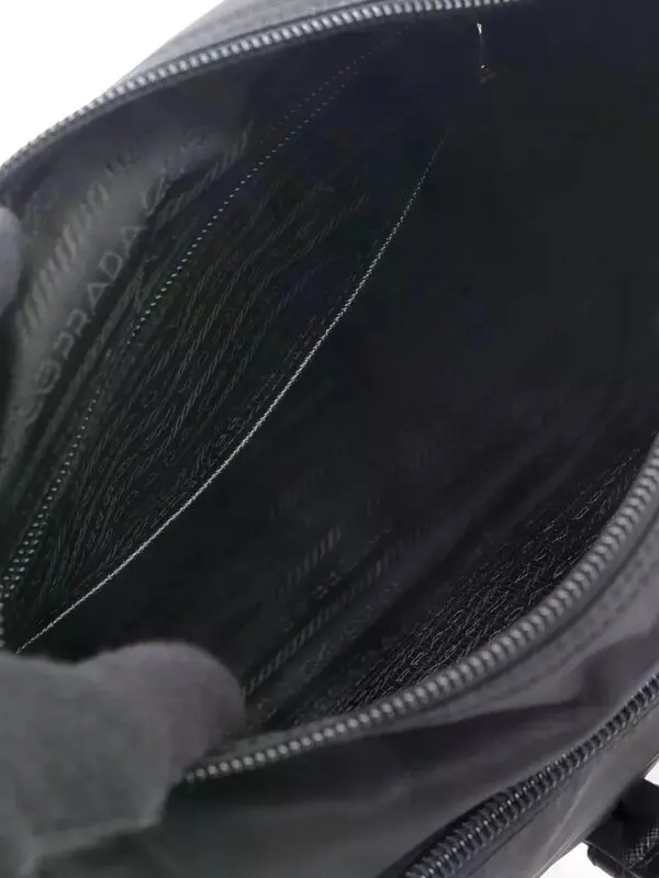 Prada 2013-2026 Tessuto Zip Buckle Messenger Bag Crossbody Bag