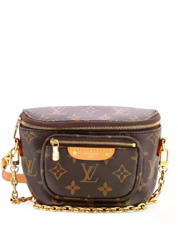 LOUIS VUITTON Monogram Canvas Mini Belt Bag - Brown