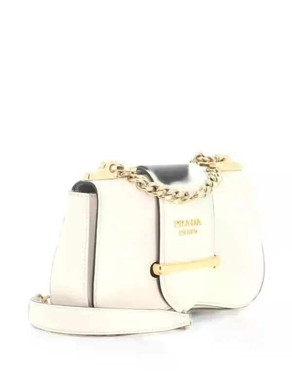 Prada Sidonie Chain Saffiano Leather Medium Shoulder Bag