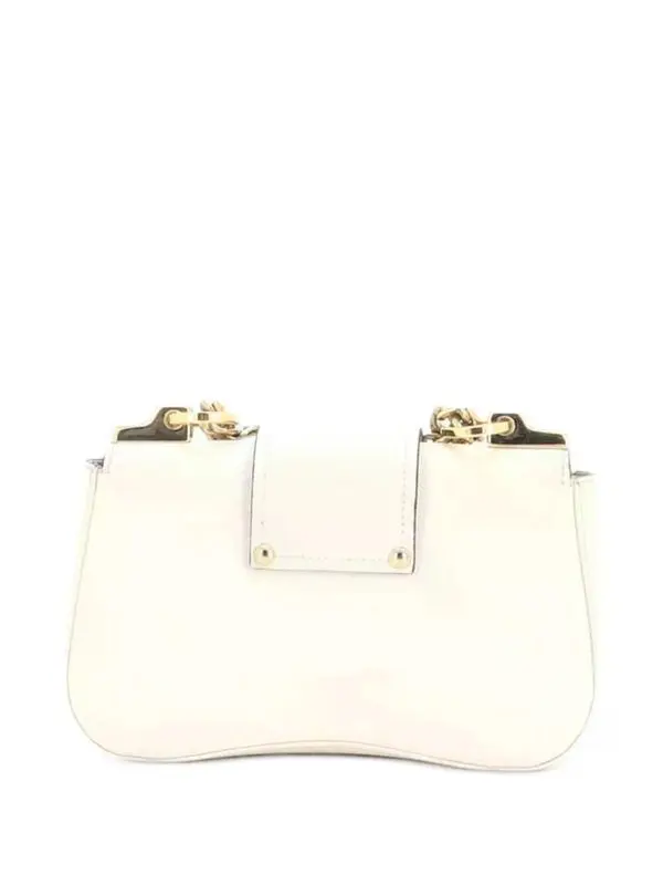 Prada Sidonie Chain Saffiano Leather Medium Shoulder Bag - Neutrals