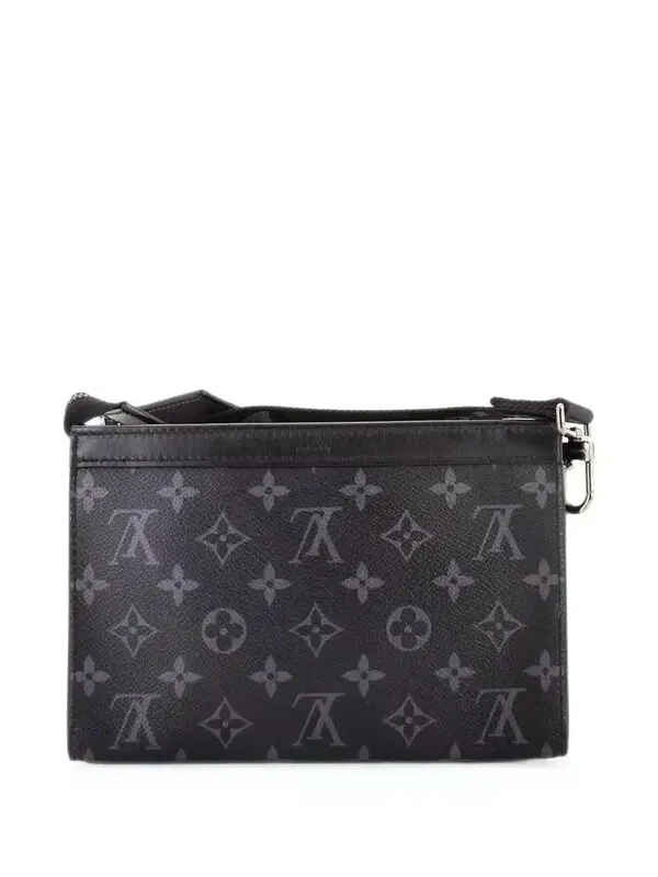 LOUIS VUITTON Gaston Wearable Wallet Monogram Eclipse Canvas Crossbody Bag