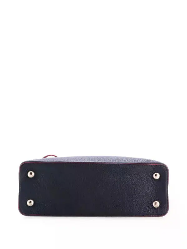 LOUIS VUITTON Capucines Bag Leather Pm Satchel
