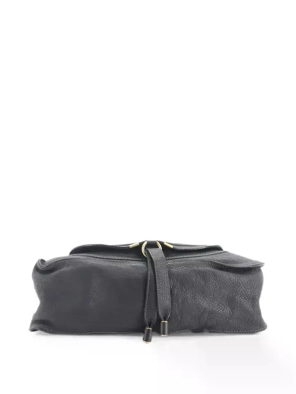 Chloé Marcie Leather Medium Satchel - Black