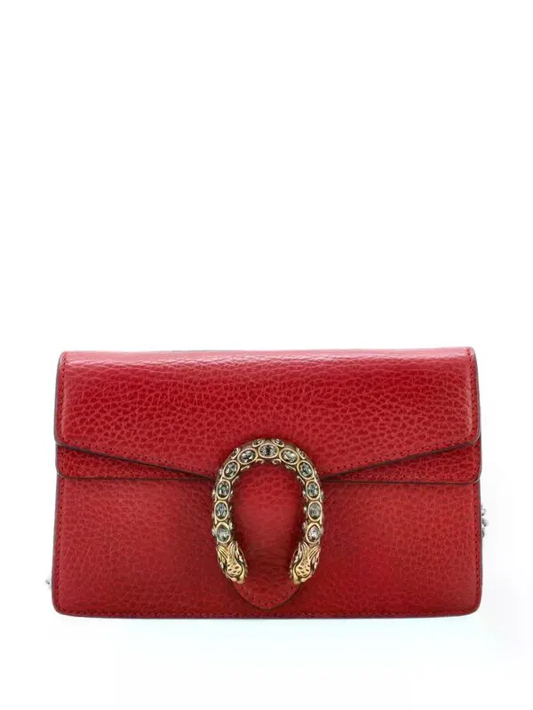 Gucci Dionysus Bag Leather Super Mini Clutch Bag