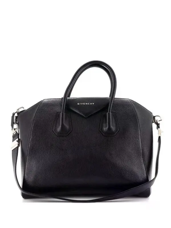Givenchy Antigona Leather Medium Satchel - Black