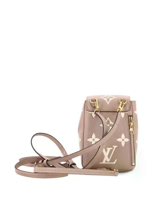 LOUIS VUITTON Tiny Bicolor Monogram Empreinte Giant Backpack - Brown