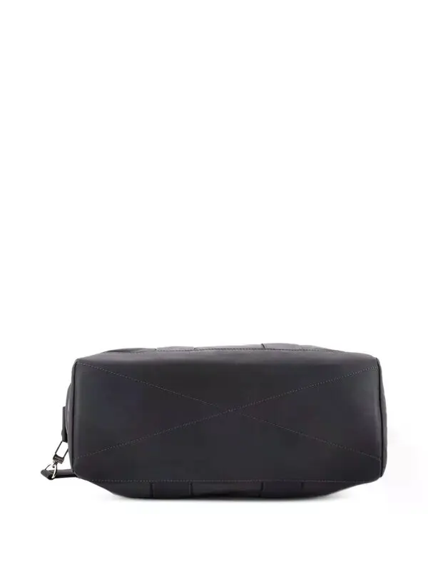 LOUIS VUITTON V Line Start Travel Bag Leather Pm Satchel