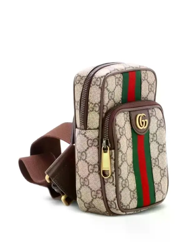 Gucci Ophidia Gg Coated Canvas Mini Crossbody Bag