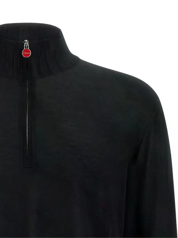Kiton Half-zip Wool Sweater